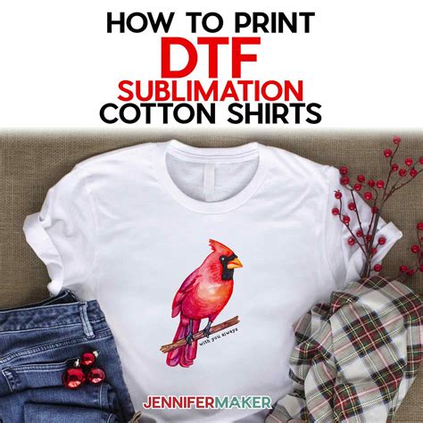 Dtf T Shirt Printing At Home On Cotton Sublimation Print Hack