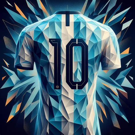 Premium Photo Leonel Messi Celebrating Back View