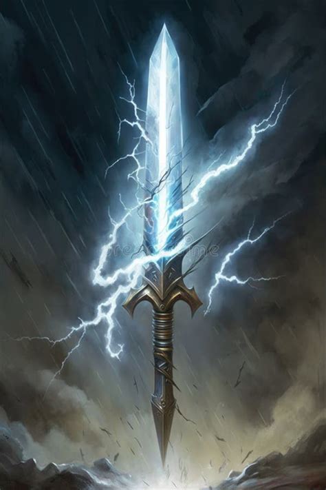Lightning Sword Which Crackles With Energy And Can Strike Foes With