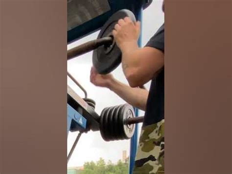 Пробую максимальный вес уличного тренажера для отведения бедра стоя # ...