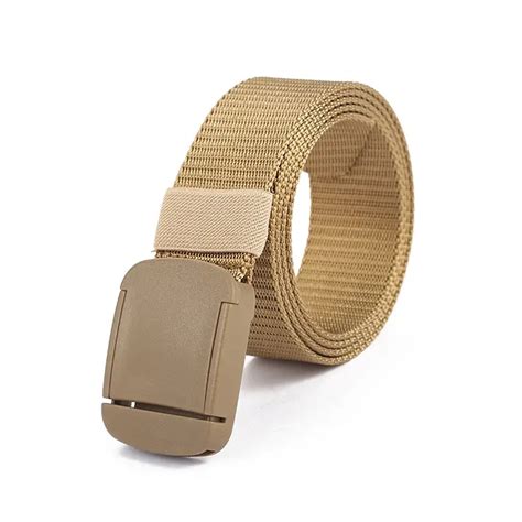 Customized Mens Casual Multi Color Webbing Belt