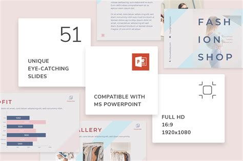 Fashion Presentation Powerpoint Template Templatemonster