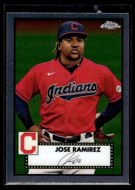 2021 Topps Chrome Platinum Anniversary 342 Jose Ramirez For Sale