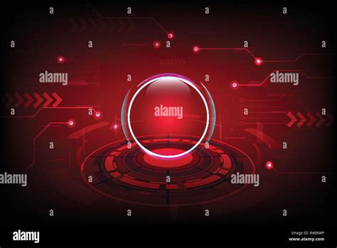 Abstract Technology Background With The Hi Tech Futuristic Concept Cyber Technology Innovation