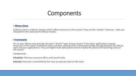 Apache Mesos Overview Ppt