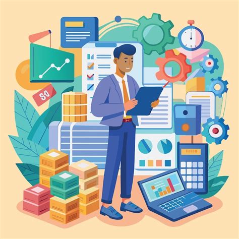 Premium Vector Procurement And Asset Management Manage Or Purchasing