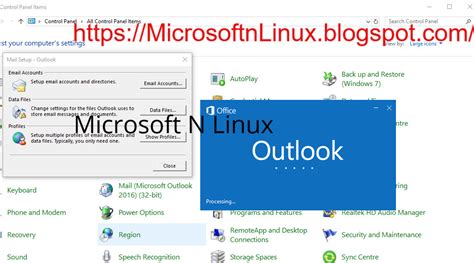 How To Add Linux Mail Server On Ms Microsoft Outlook Msandlinux