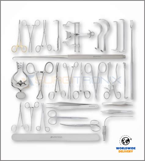 Laparotomy Pediatric Instruments Set General Surgery Tools