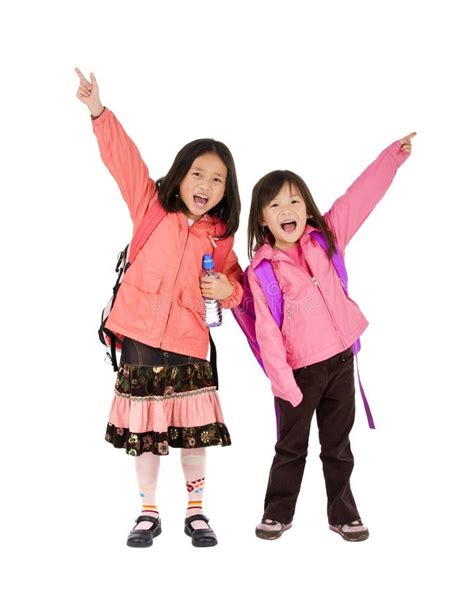 De Meisjes Van De School Stock Afbeelding Image Of Jeugd 8357885