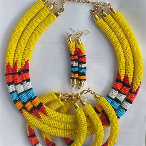 Gold Jewelry Set African Etsy