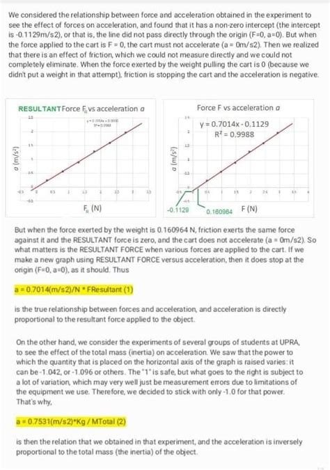 Solved We Considered The Relationship Between Force And Chegg Com