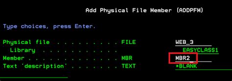Multimember Physical File In As400 As400 And Sql Tricks
