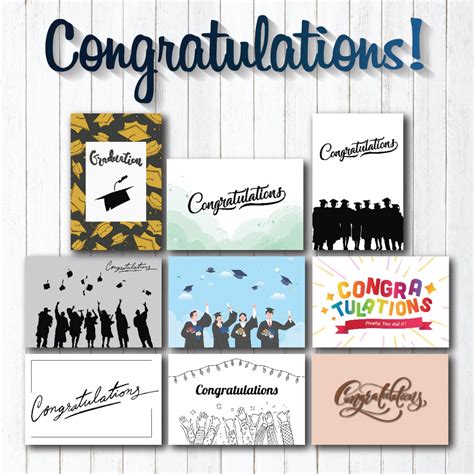 การ์ดอวยพร ปัจฉิม Congratulations รับปริญญา ของขวัญ เขียนข้อความได้ทั้ง