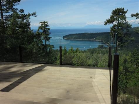 Exterior Glass Railings Modern Deck Vancouver By Marquis