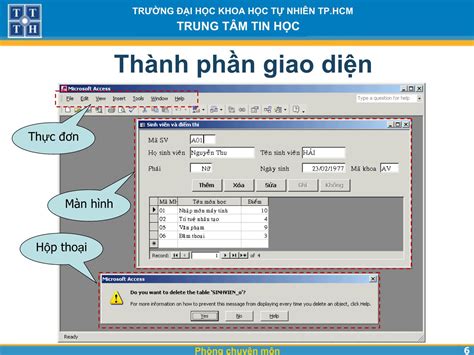 Chứng Chỉ B Ms Access 1 Bài 1 Tổng Quan Về Csdl Access