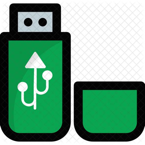 Memory Stick Icon Download In Colored Outline Style