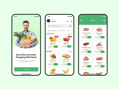 Grocery Shop App Ui Ux Design Figma By Sabbir Ui On Dribbble