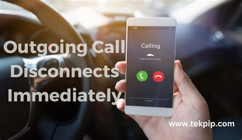 Outgoing Call Disconnects Immediately Fixed Inpics Solutions