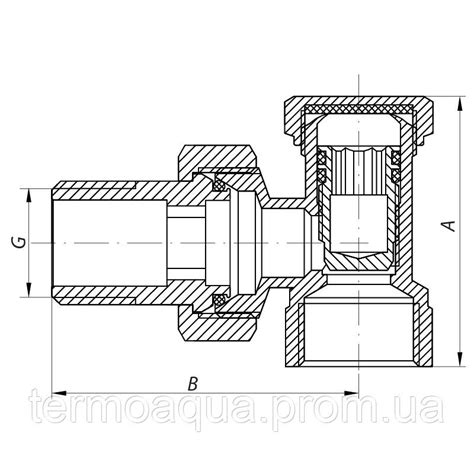 Вентиль радиаторный угловой хромированный 1 2x1 2 Koer Kr 902 Chr