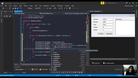 C Winforms Real Serial Data Using Timer Part 1 Youtube