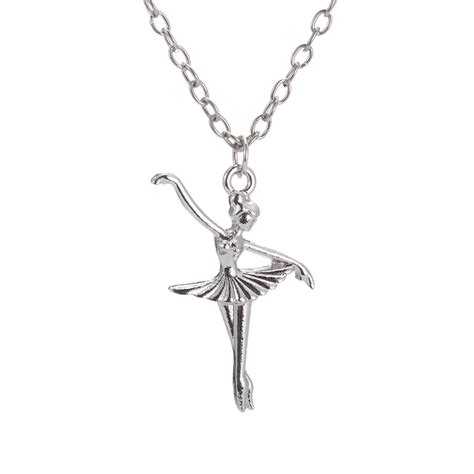New Arrival Ballerina Necklace Wonder Women Ballet Pendants Necklaces