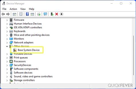 What Is Fix Base System Device Error In Device Manager