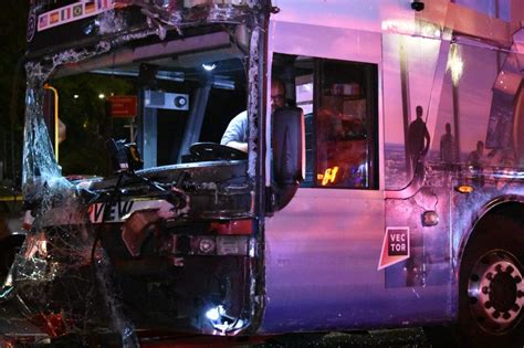 At Least 32 Hospitalized After Double Decker Nyc Bus Collide