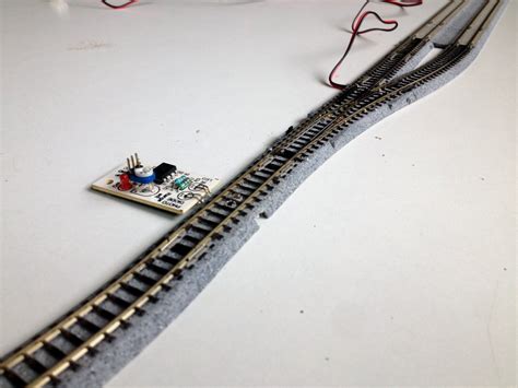 Automated Model Railroad Layout Running Two Trains V20 Arduino
