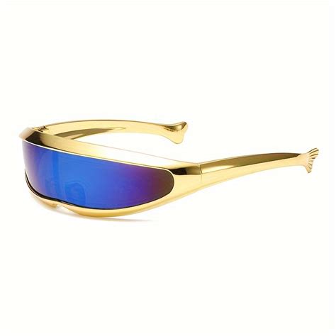 Fashion Trendy Upgraded Oversized Futuristic Sunglasses Temu United