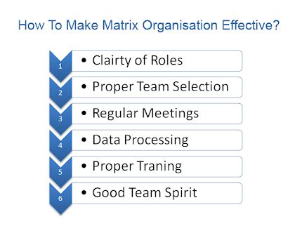 How To Make Matrix Organisation Effective