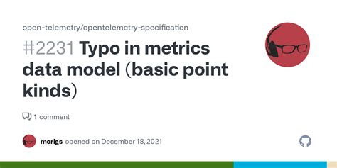 Typo In Metrics Data Model Basic Point Kinds · Issue 2231 · Open