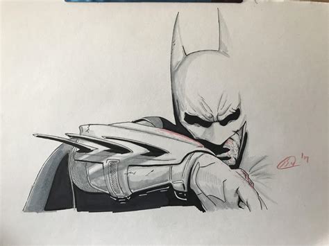 How To Draw Batman From Arkham City
