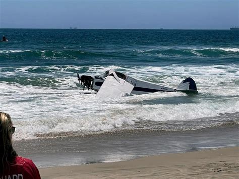 Plane Crashes In Ocean Off Huntington Beach Pilot Rescued Red Bluff