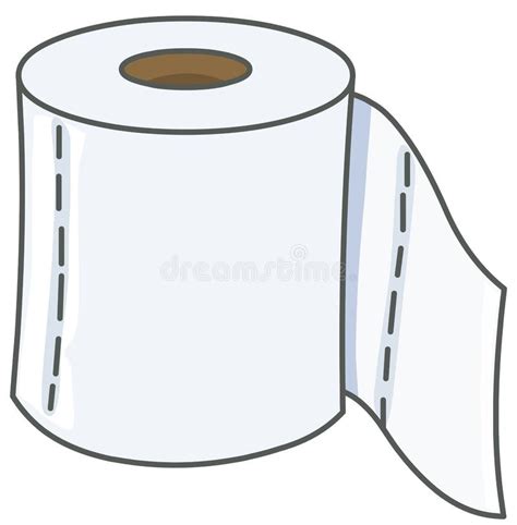 Toilet Paper Stock Vector Illustration Of Bathroom Object 40282360