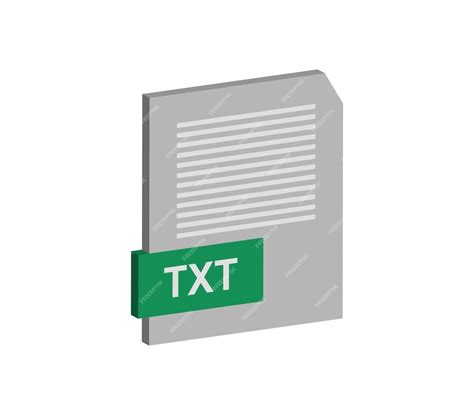 Premium Vector Txt File
