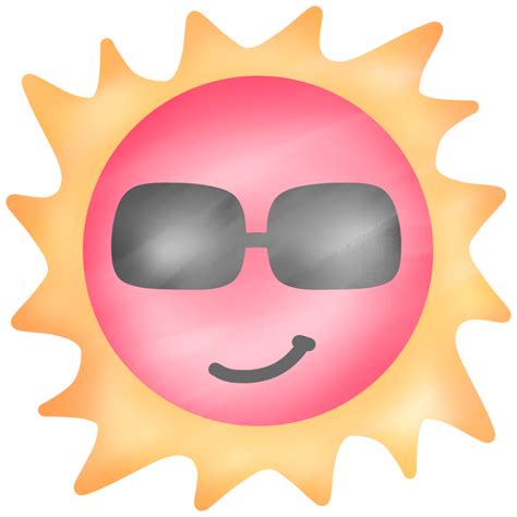 Cartoon Sun Wearing Sunglasses 57127176 Png