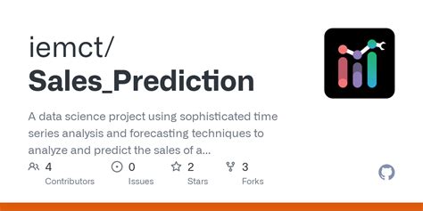 Github Iemctsalesprediction A Data Science Project Using
