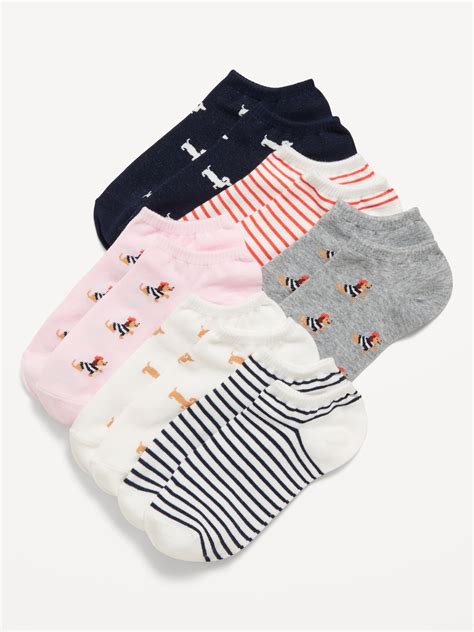 Novelty Ankle Socks 6 Pack For Women Old Navy