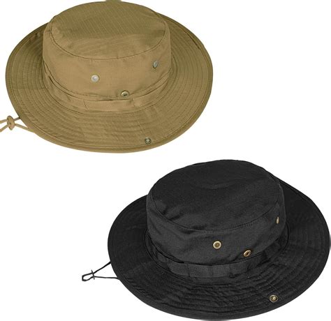 2pack Sun Hats For Men Women Boonie Hat Upf 50 Bucket Hat Wide Brim Uv