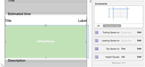 Uitableview Ios How To Display A Date Picker In Place In A Table