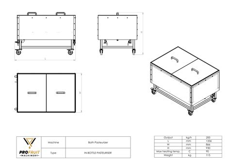 Bath Pasteurizer For Bottles Profruit