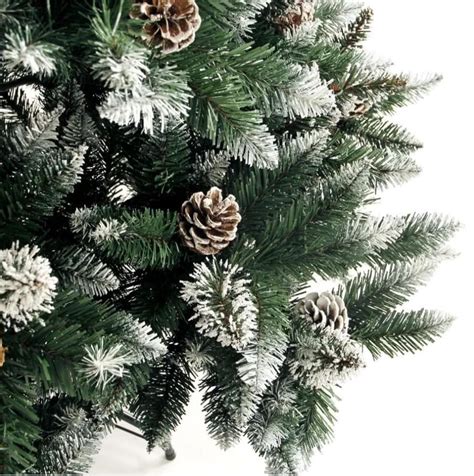 Sapin de Noël artificiel de luxe EdelSpar avec éclairage pour l intérieur et bol