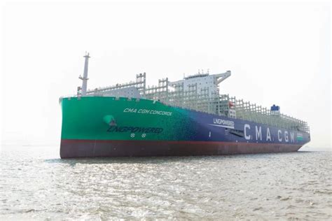 Lng Powered Cma Cgm Concorde Completes Gas Trials Lng Prime