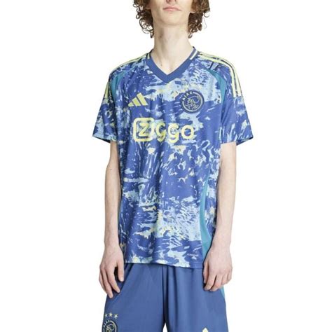 Adidas Performance Ajax Amsterdam 24 25 Mens Away Jersey Blue Studio 88