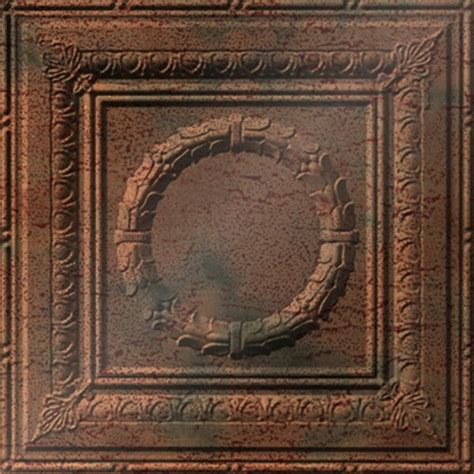 Caesar Aged Copper Ceiling Panels