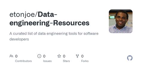 Github Etonjoedata Engineering Resources A Curated List Of Data