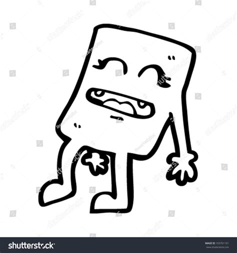 Cartoon Notelet Character Stock Vector Royalty Free 103761191 Shutterstock