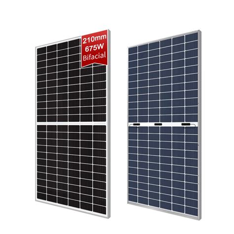 Professional 645w 650w 655w 660w 665w 670w 675w Bifacial Double Glass