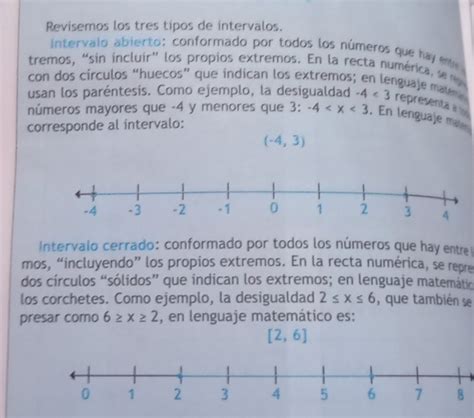 Resuelto Revisemos Los Tres Tipos De Intervalos Intervalo Abierto