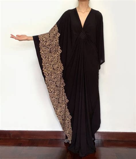Plus Size Maxi Kaftan Dresses Brown Color Dress Spring Summer Beach